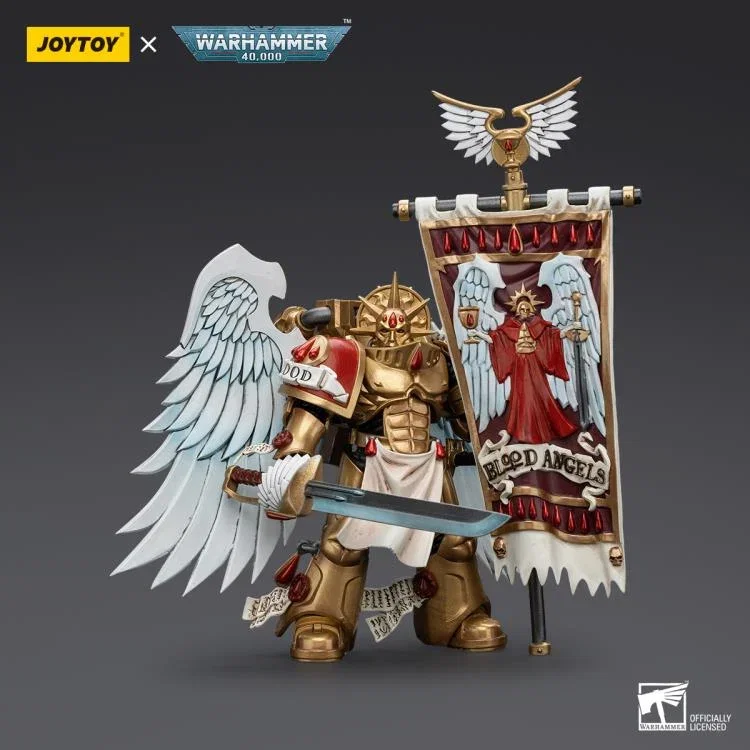 Warhammer 40K - Blood Angels Sanguinary Guard - Sanguinary Ancient 1/18 ...
