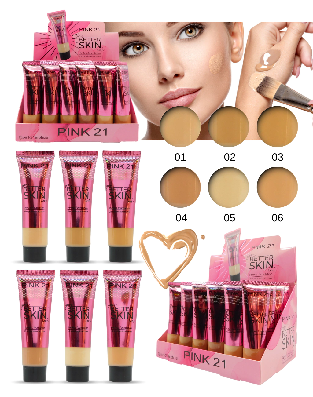 Pink 21 base better skin | TIENDANEVSKY