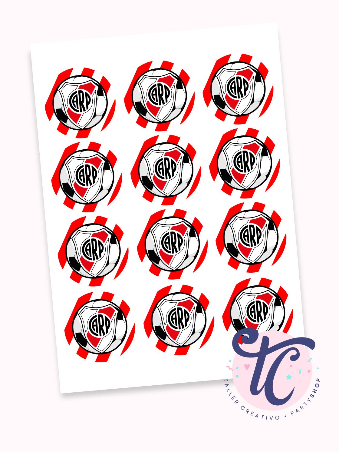 Stickers River x12 | Taller Creativo