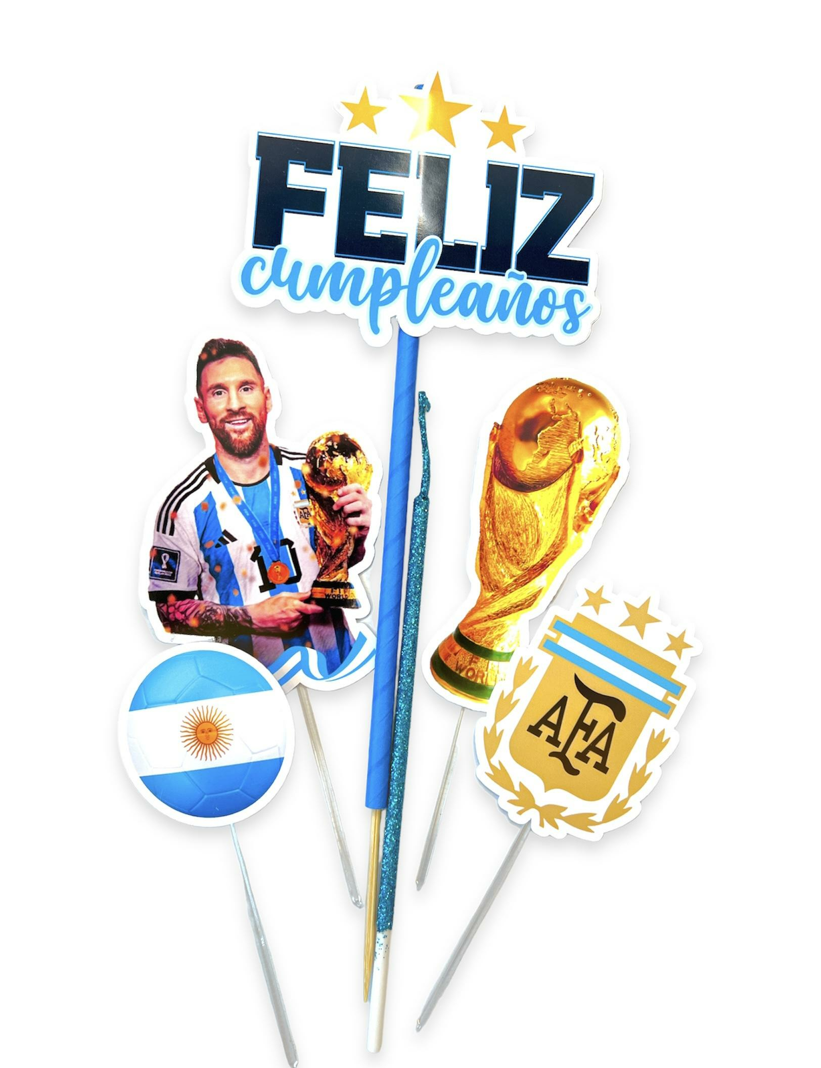 Cake Topper Argentina Messi | Taller Creativo