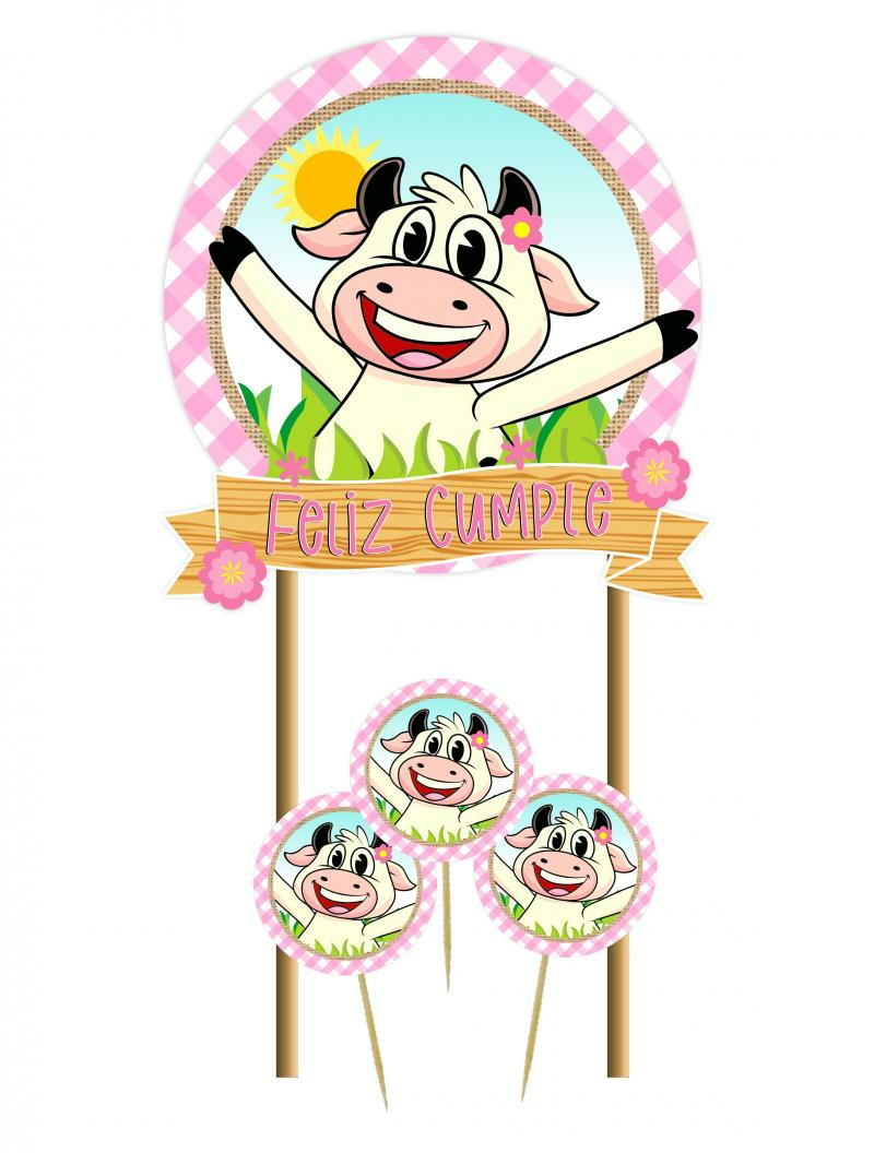 Topper XL Vaca Lola | Taller Creativo