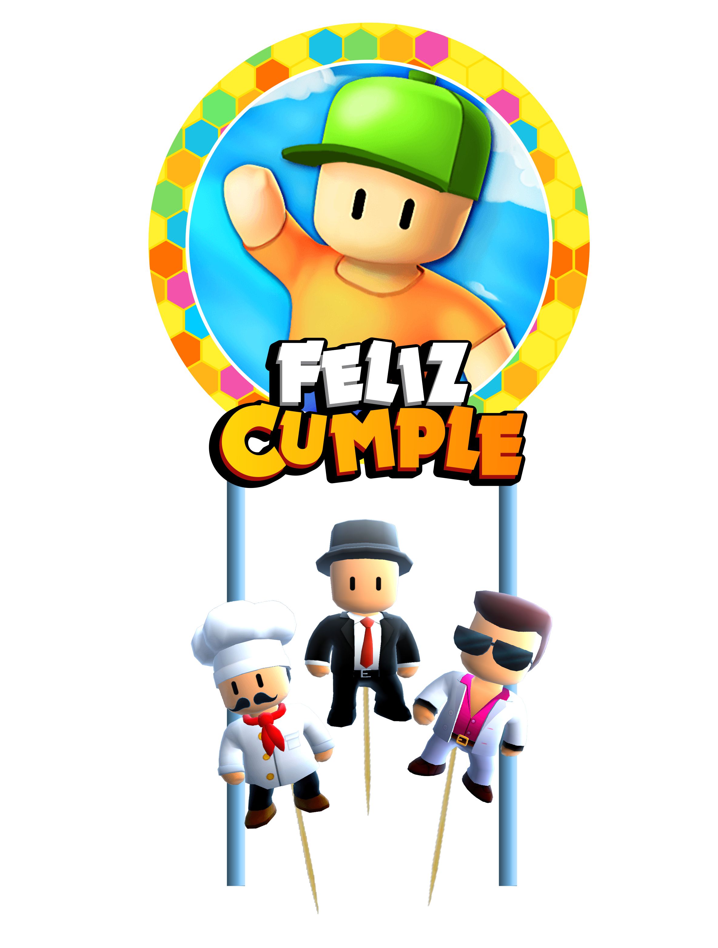 Topper XL Stumble Guys | Taller Creativo