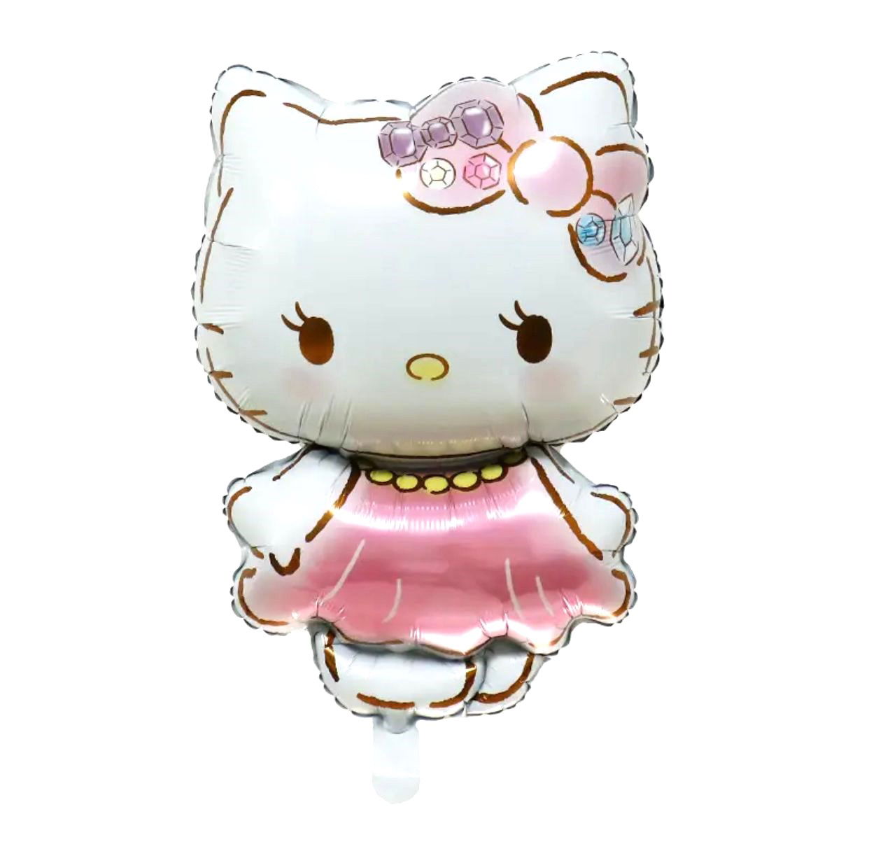 Globo Silueta Hello Kitty Joyas 65cm | Taller Creativo