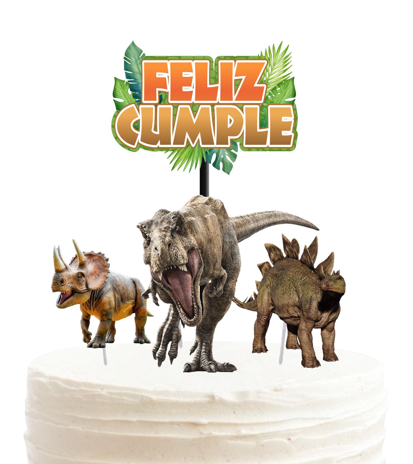Cake Topper Dinosaurios | Taller Creativo