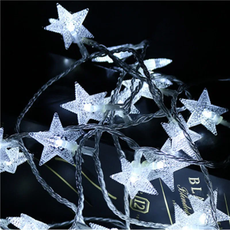 Guirnalda 28 LED Estrellas 5m 220v Fria | Taller Creativo