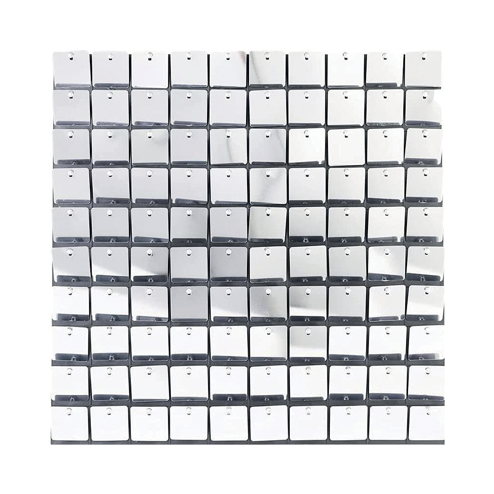 Panel Shimmer Wall 30x30 Plata | Taller Creativo