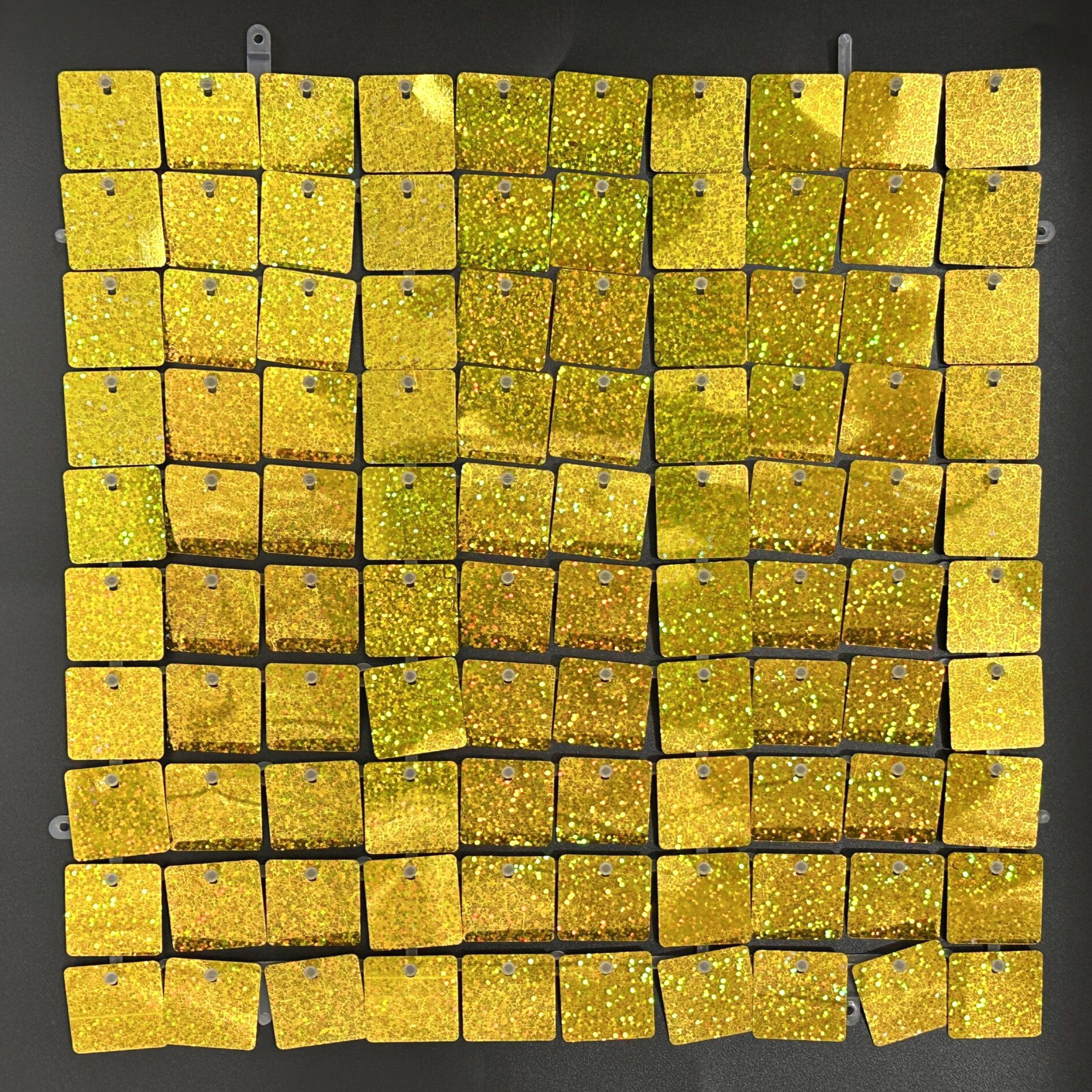 Panel Shimmer Wall 30x30 Holografico Dorado | Taller Creativo