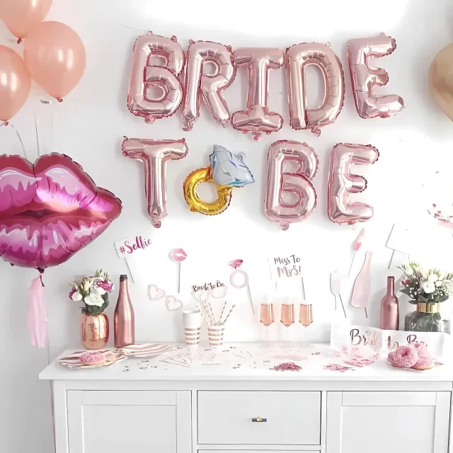 Set Globo Letras Bride to Be RING | Taller Creativo
