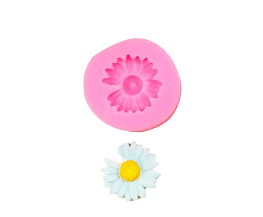 Molde de silicona mini margarita– Cemento, Resina y Yeso, velas ...