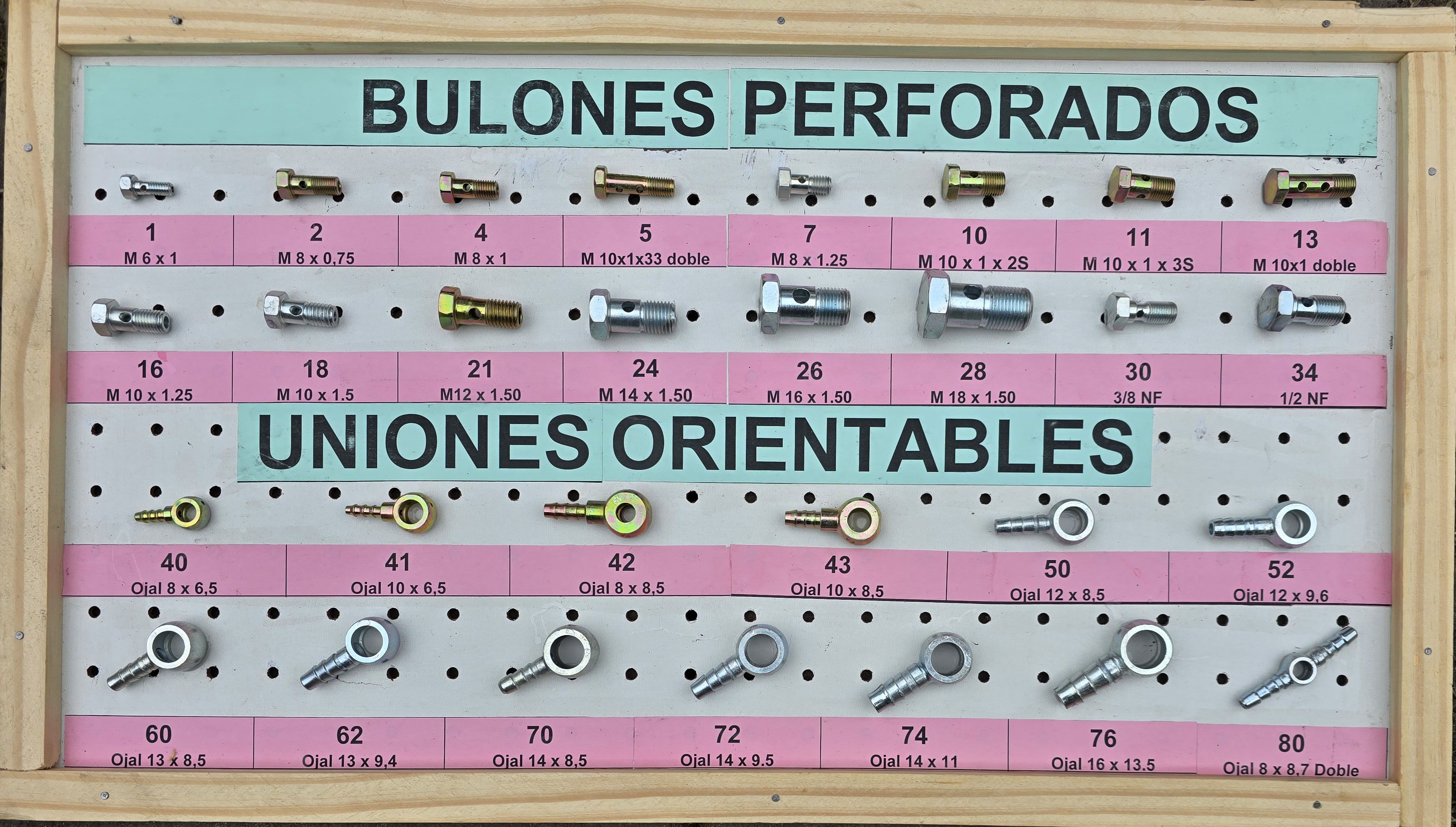 Uniones Orientables - Bulones Perforados | Maxifer