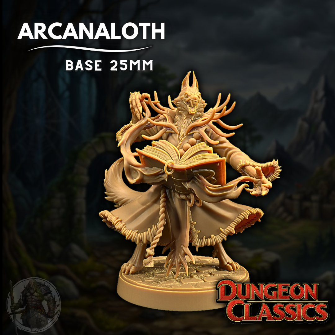 Arcanaloth - Dungeons & Dragons | MYTHZERK - Miniaturas