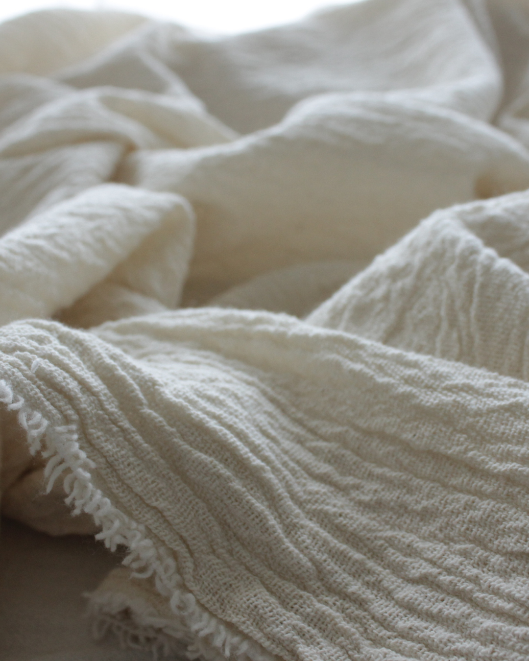 Gasa Bambúla Natural Prelavado, 1.40 de ancho | Lienzo Telas