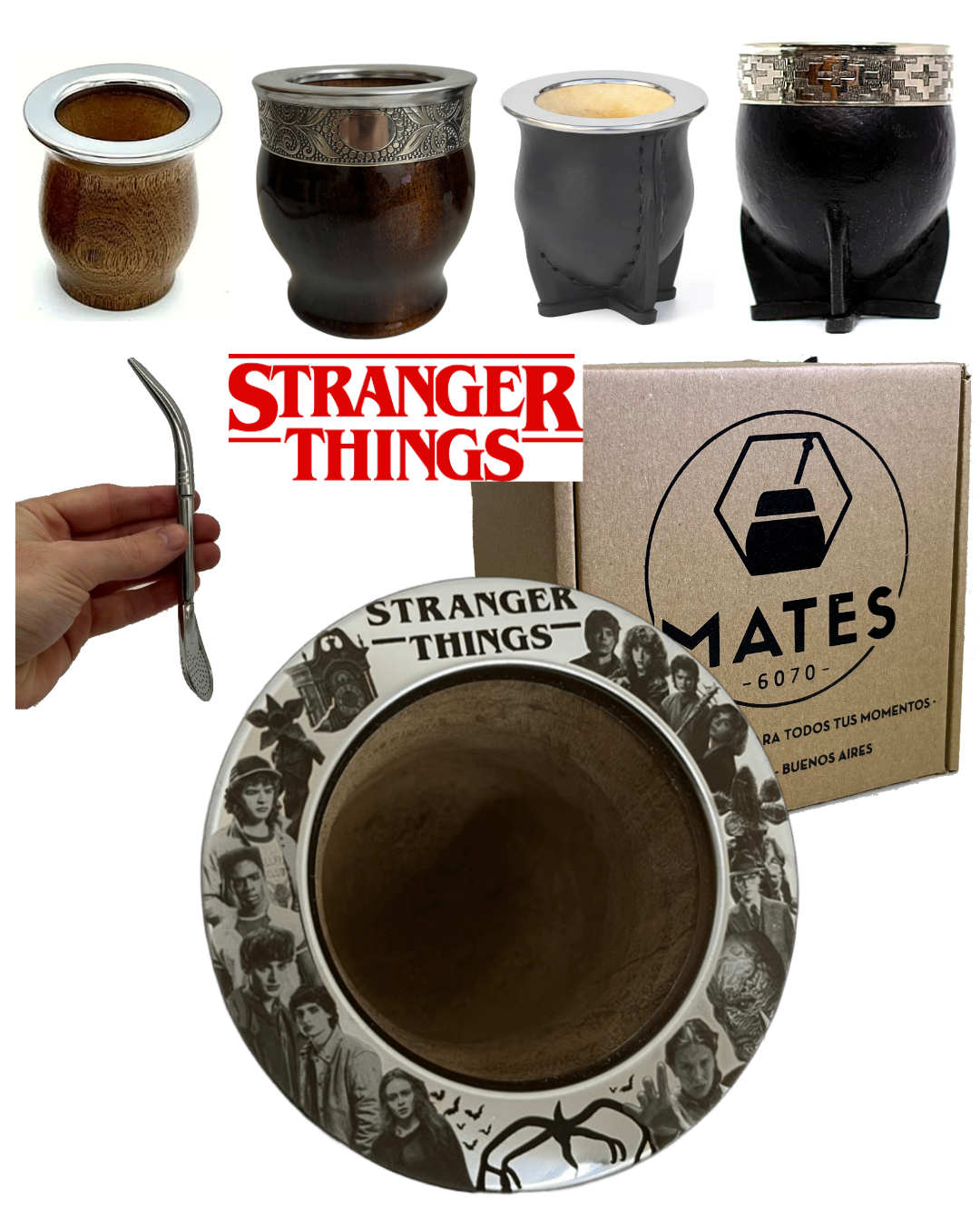 MATE STRANGER THINGS FOTOGRABADO | MATES 6070