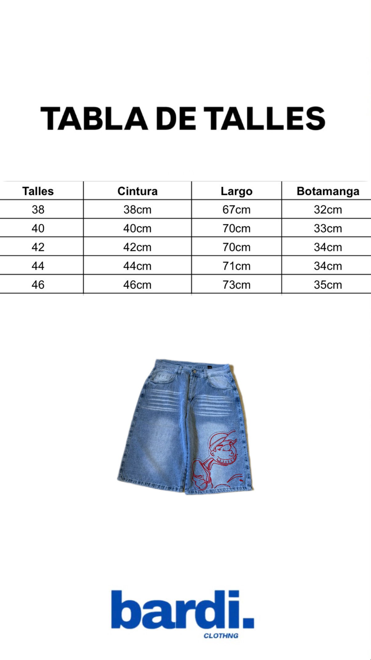 Bermuda Baggy Big | Bardi