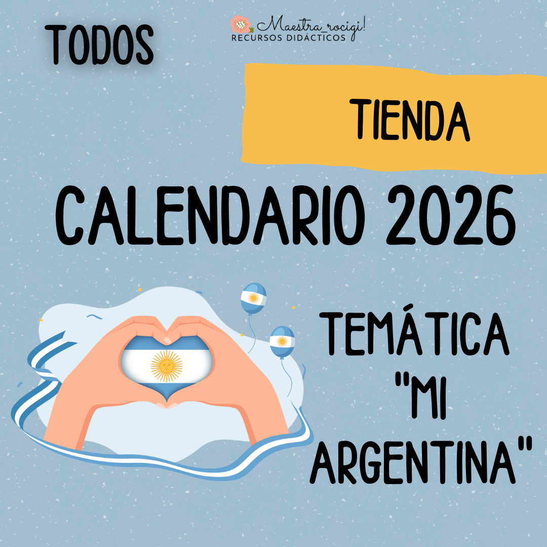 Calendario 2026 "Mi Argentina" (pdf) | Maestra Rocigi