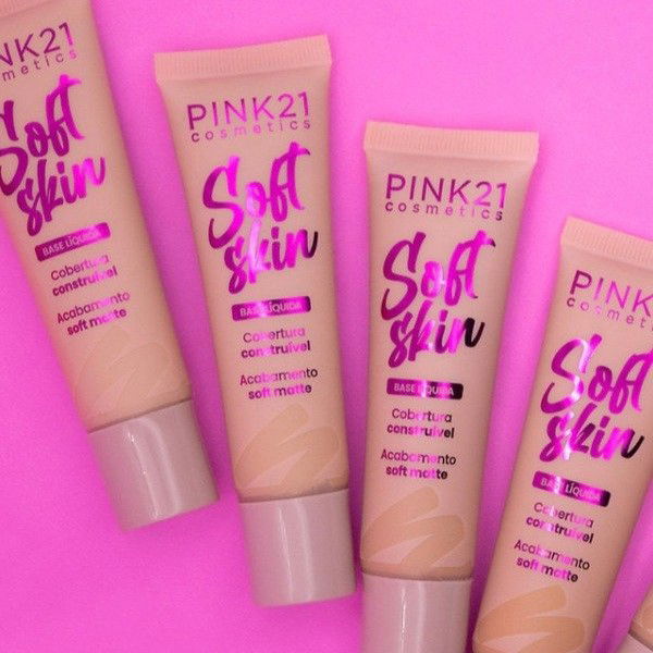 Base Líquida Soft Skin de Pink 21 | Maquillaje Por Mayor