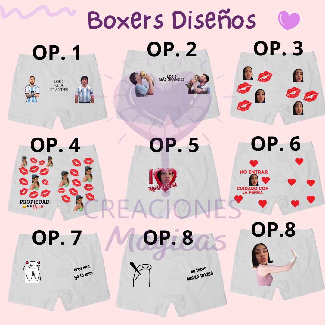 Boxers personalizados | Creaciones Mágicas