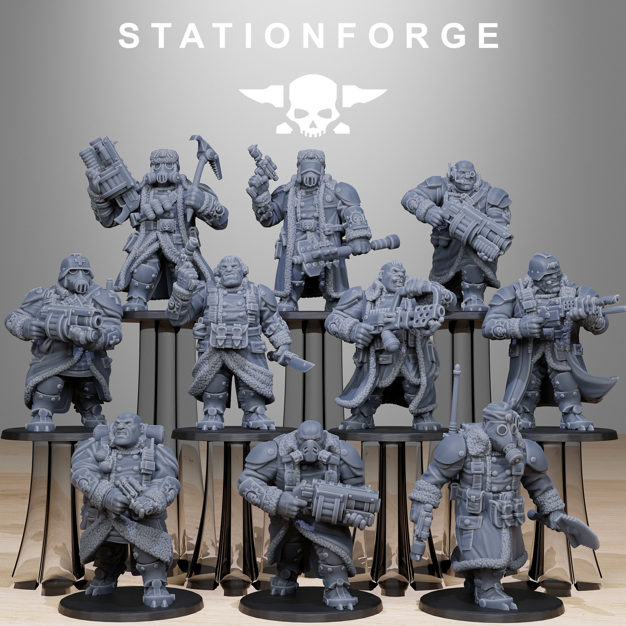 Frostwatch Mutants - GrimGuard - Station Forge | Octarino Miniature Studio