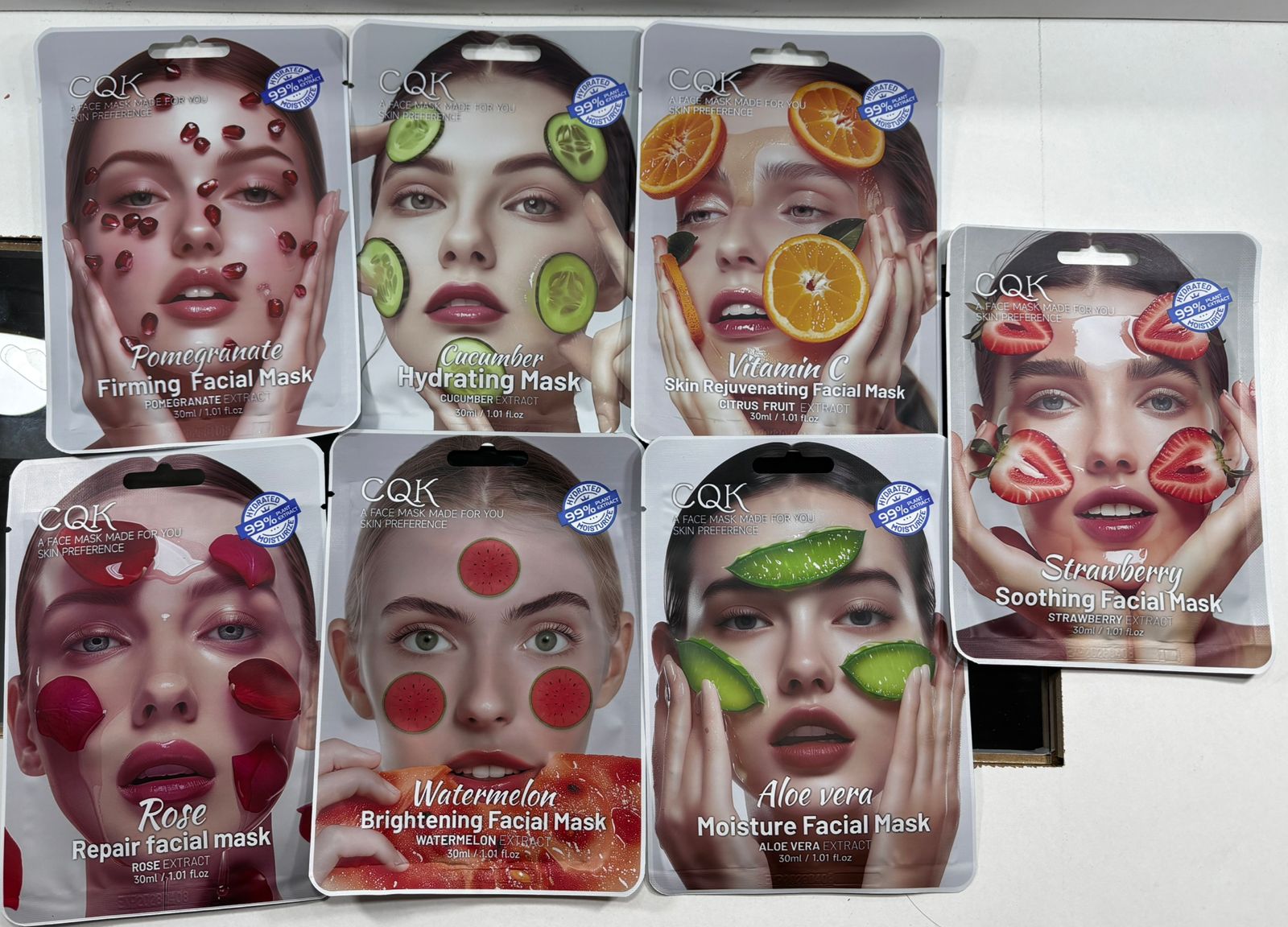CAJA X30 UNI MASCARILLA FACIAL CQK ( SURTIDAS) | PONTECOQUETTA