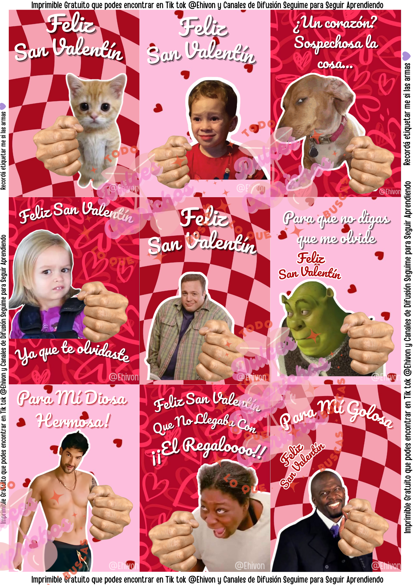 Tarjeta Meme SAN VALENTÍN | Dulces Caprichos