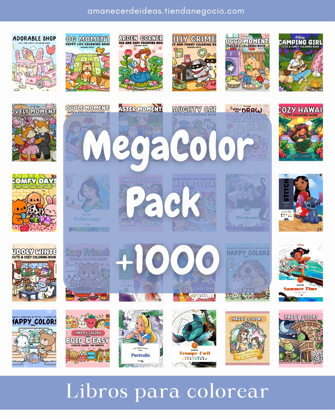 MegaColor Pack (+1000) | Amanecer De Ideas