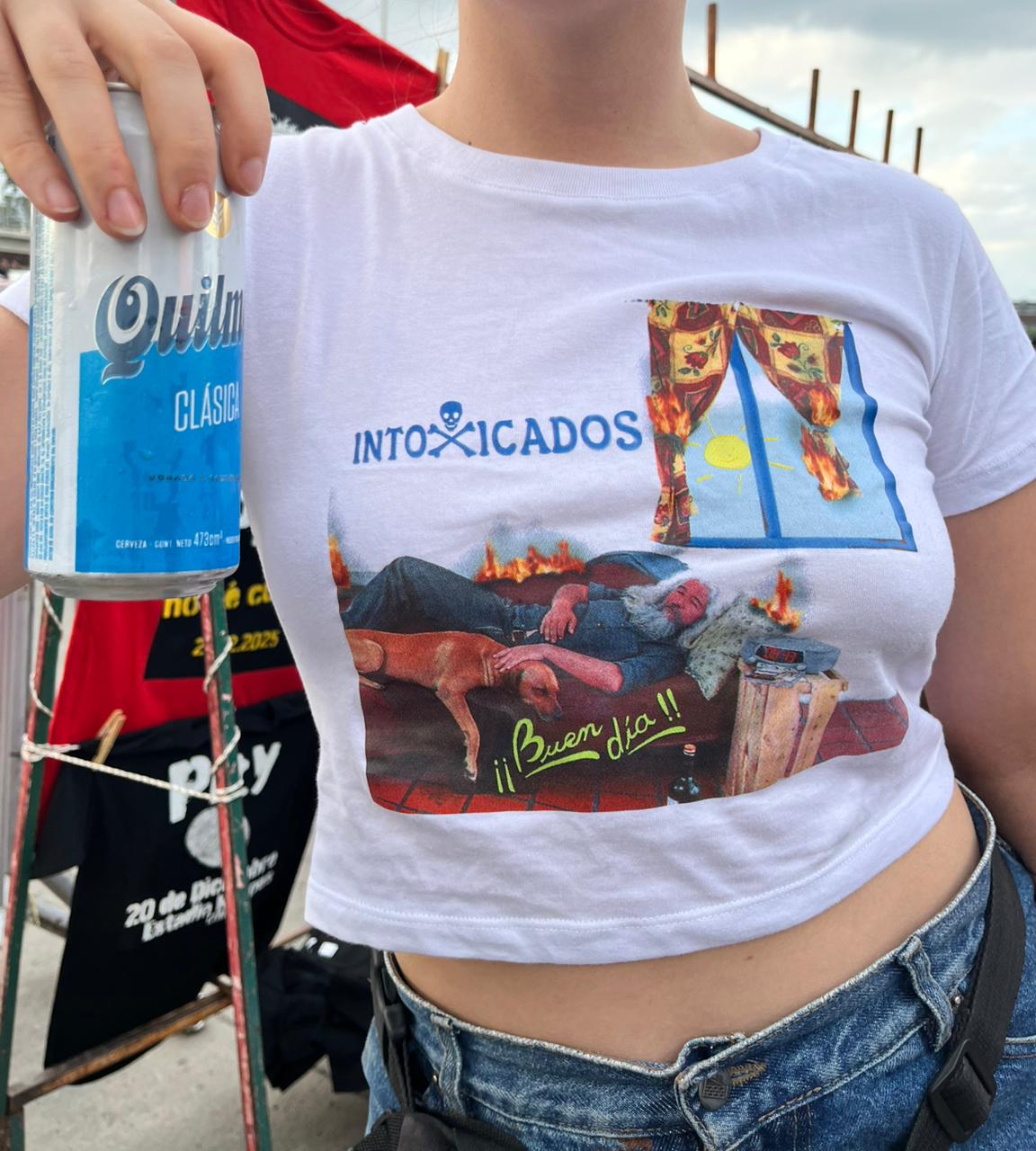 BUEN DIA INTOXICADOS - BABY TEE | aftertrashba