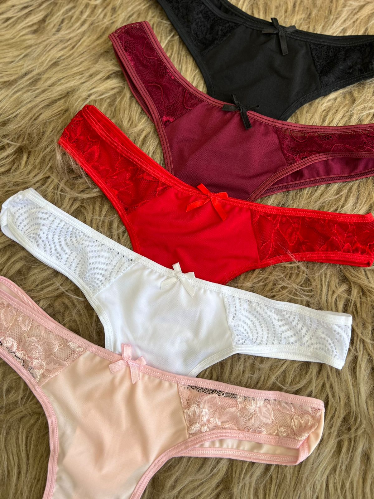 Colales de lycra (M/L) Packs X3 | Roja Viva