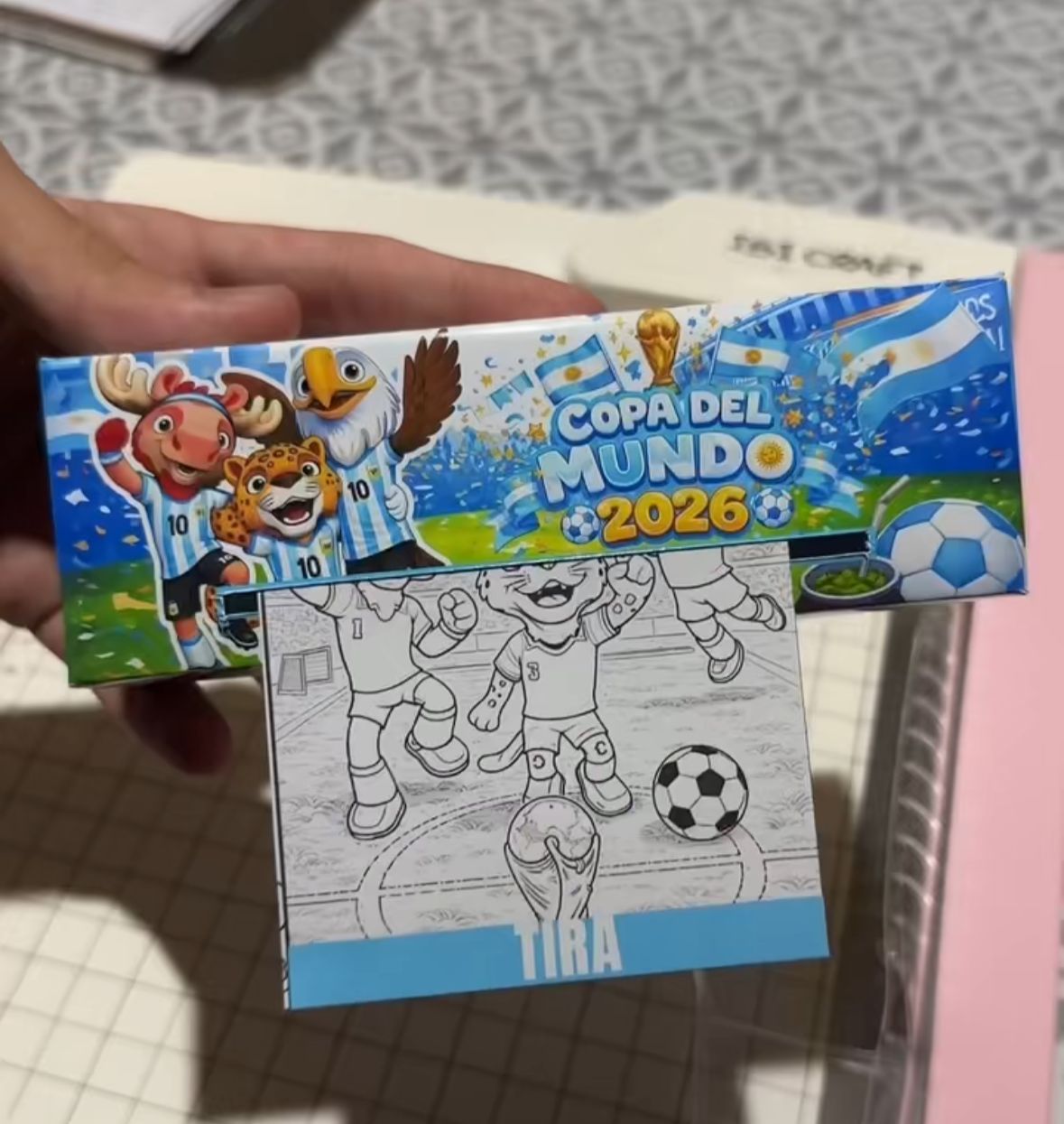 CAJA ROLLO MUNDIAL 2026 | Invitaciones Maxi
