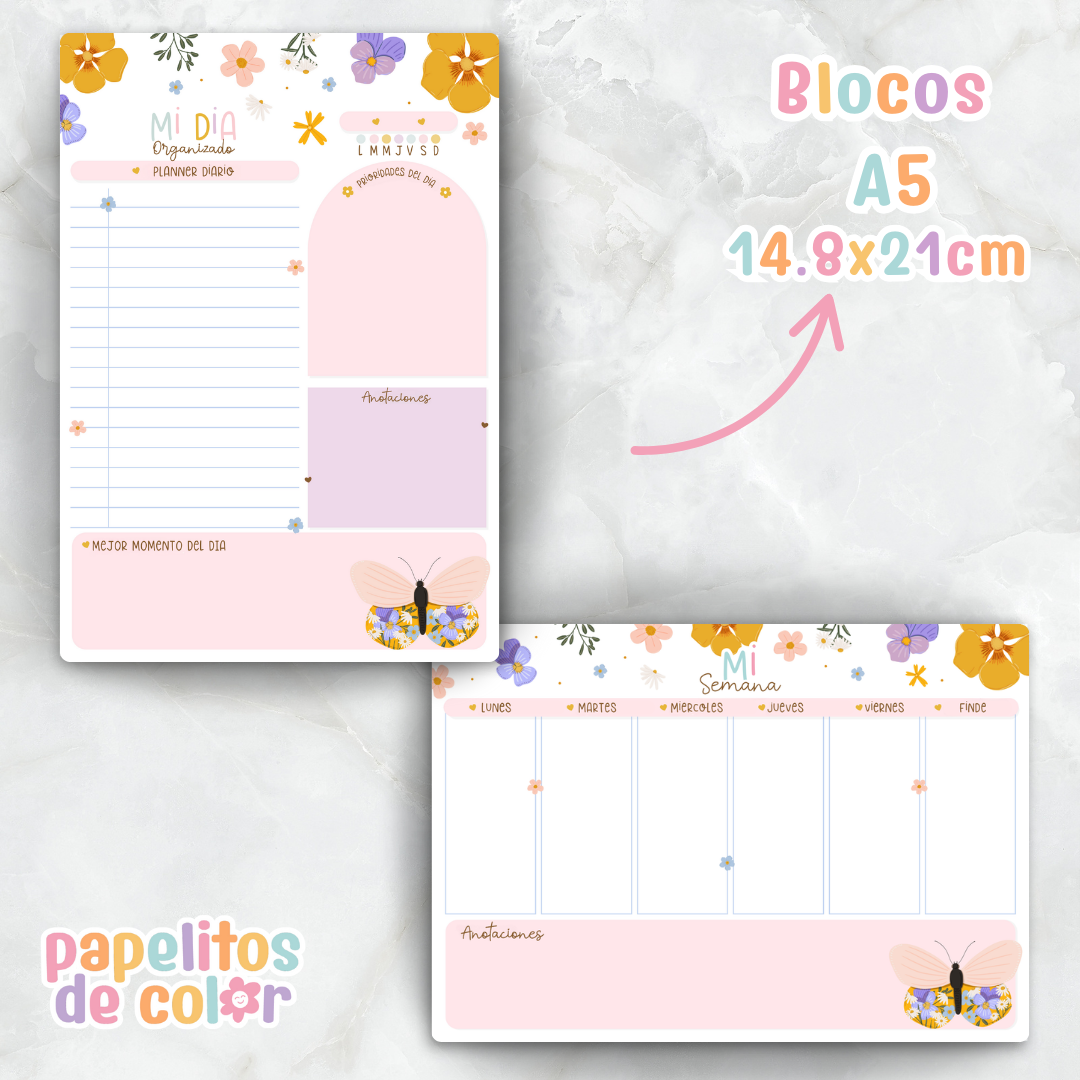 🦋 Combo Butterfly 🦋 | Papelitos de color