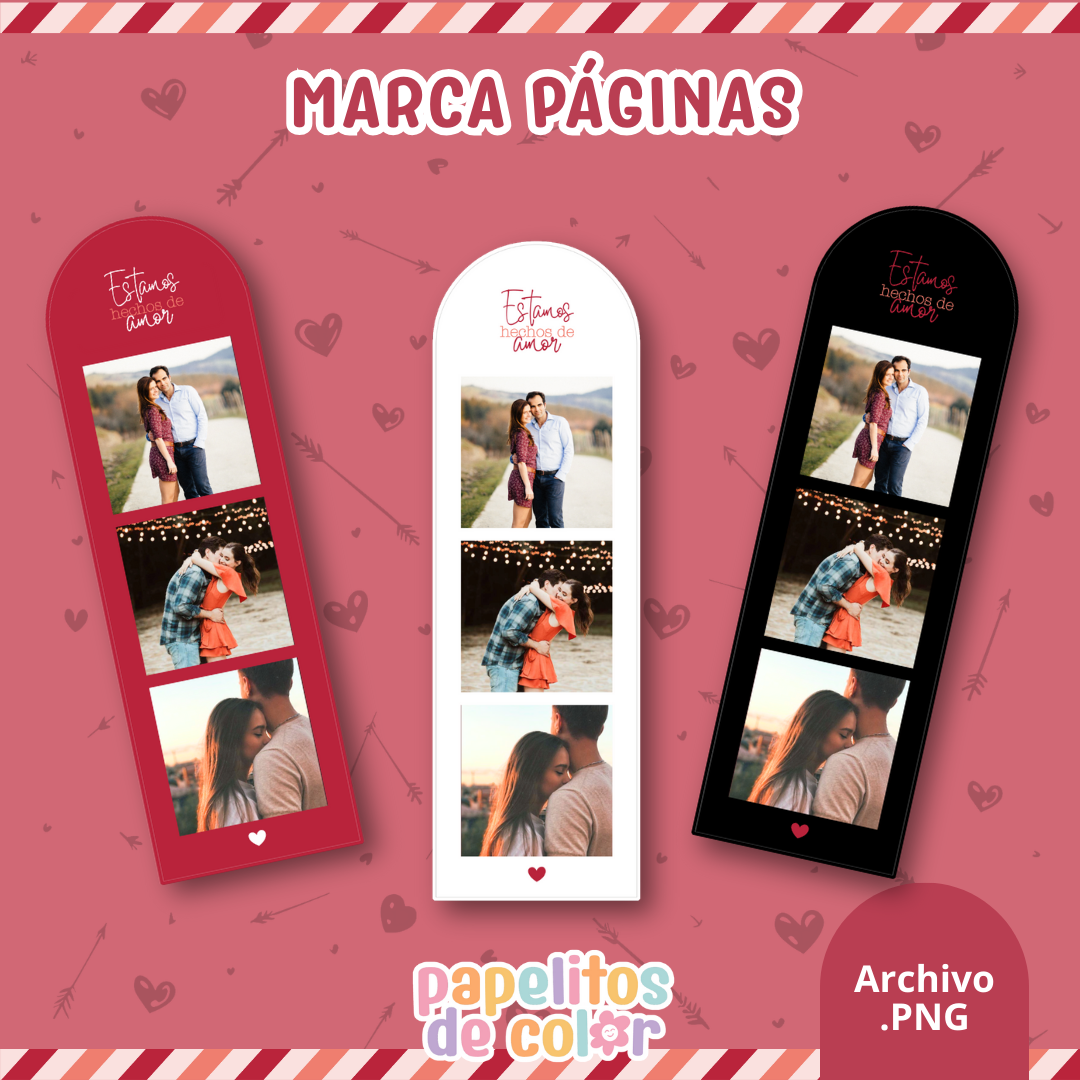 💘Kit de Fotografía - San Valentín📸 | Papelitos de color