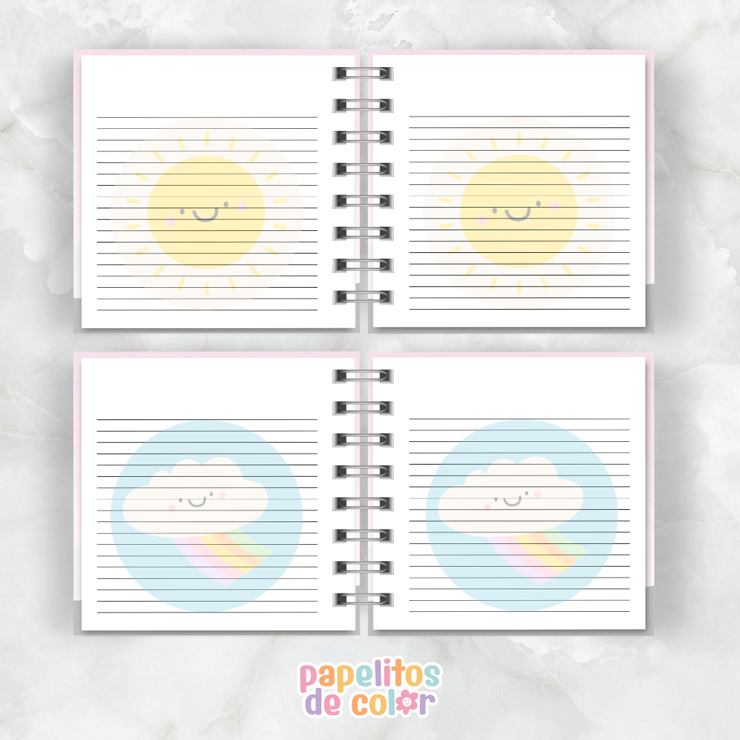 ☀️ Combo Sunshine 📒 | Papelitos de color