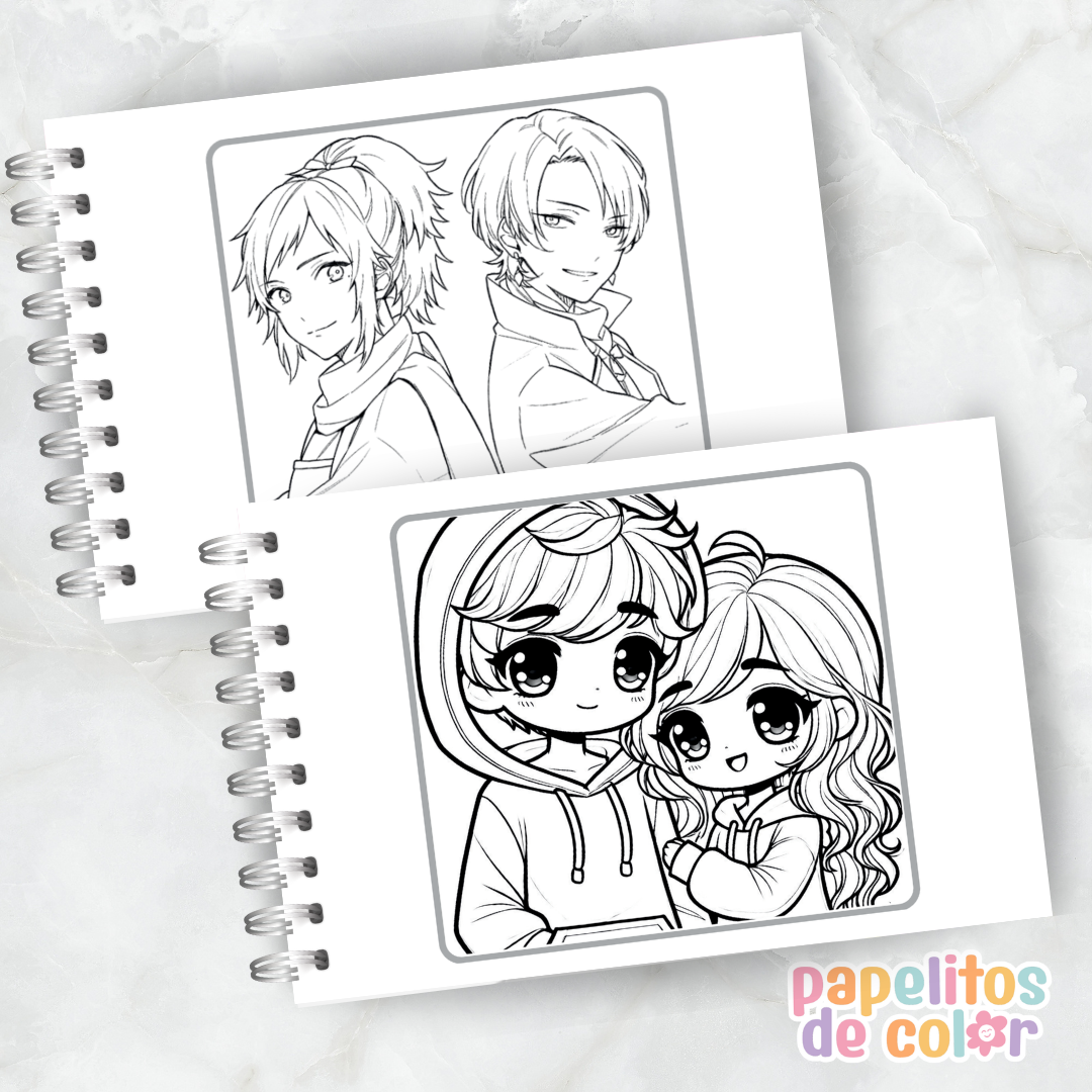 🎶📺 Libro para pintar Dorama Coloreando 💖🎨 | Papelitos de color