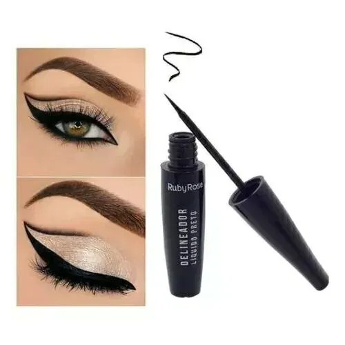 DELINEADOR LÍQUIDO CLÁSICO RUBY ROSÉ | Camilú.maquillajes