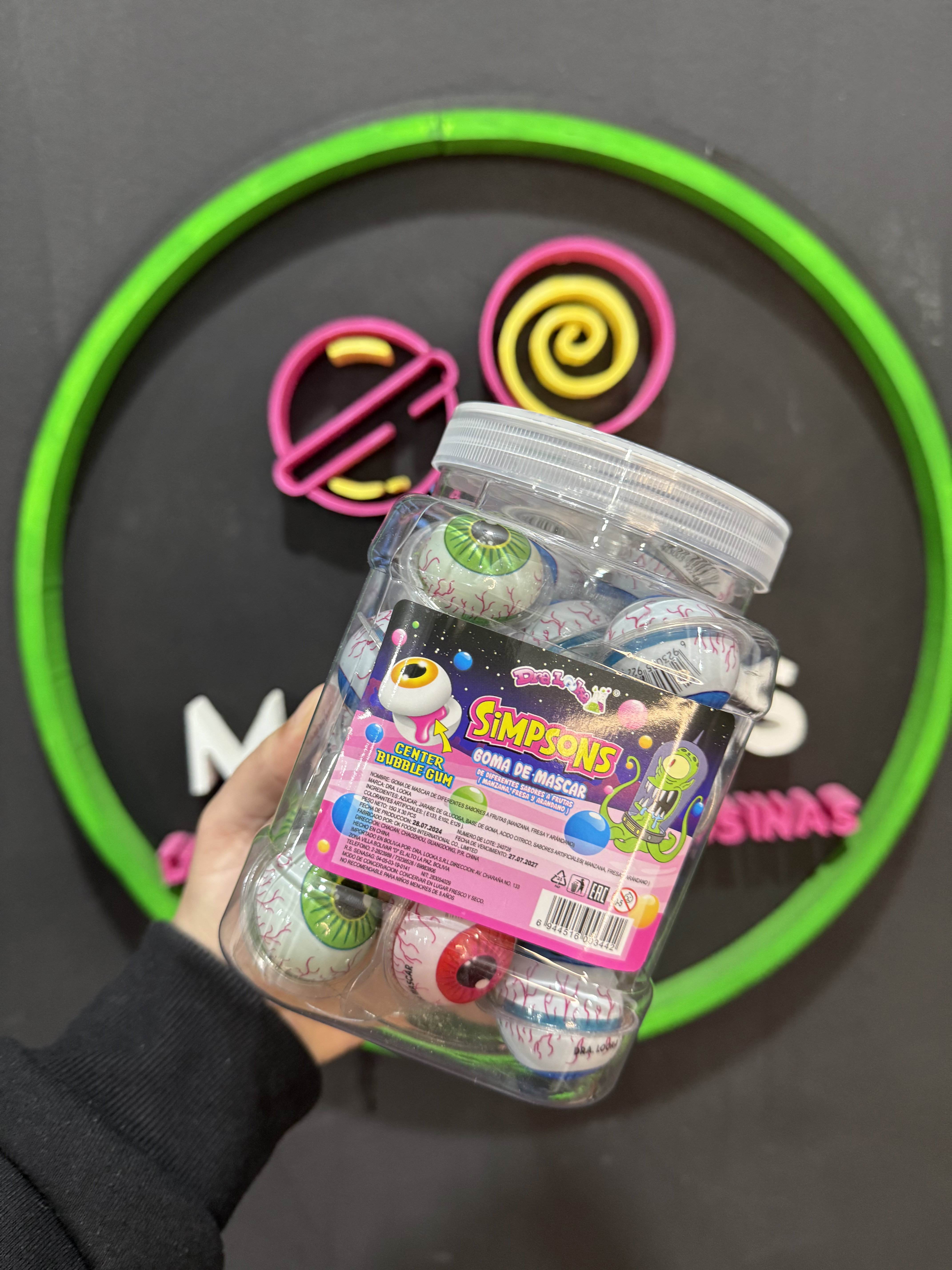 Chicle ojo x 30 un x 20 Pack (Bulto Cerrado) | MOMITAS