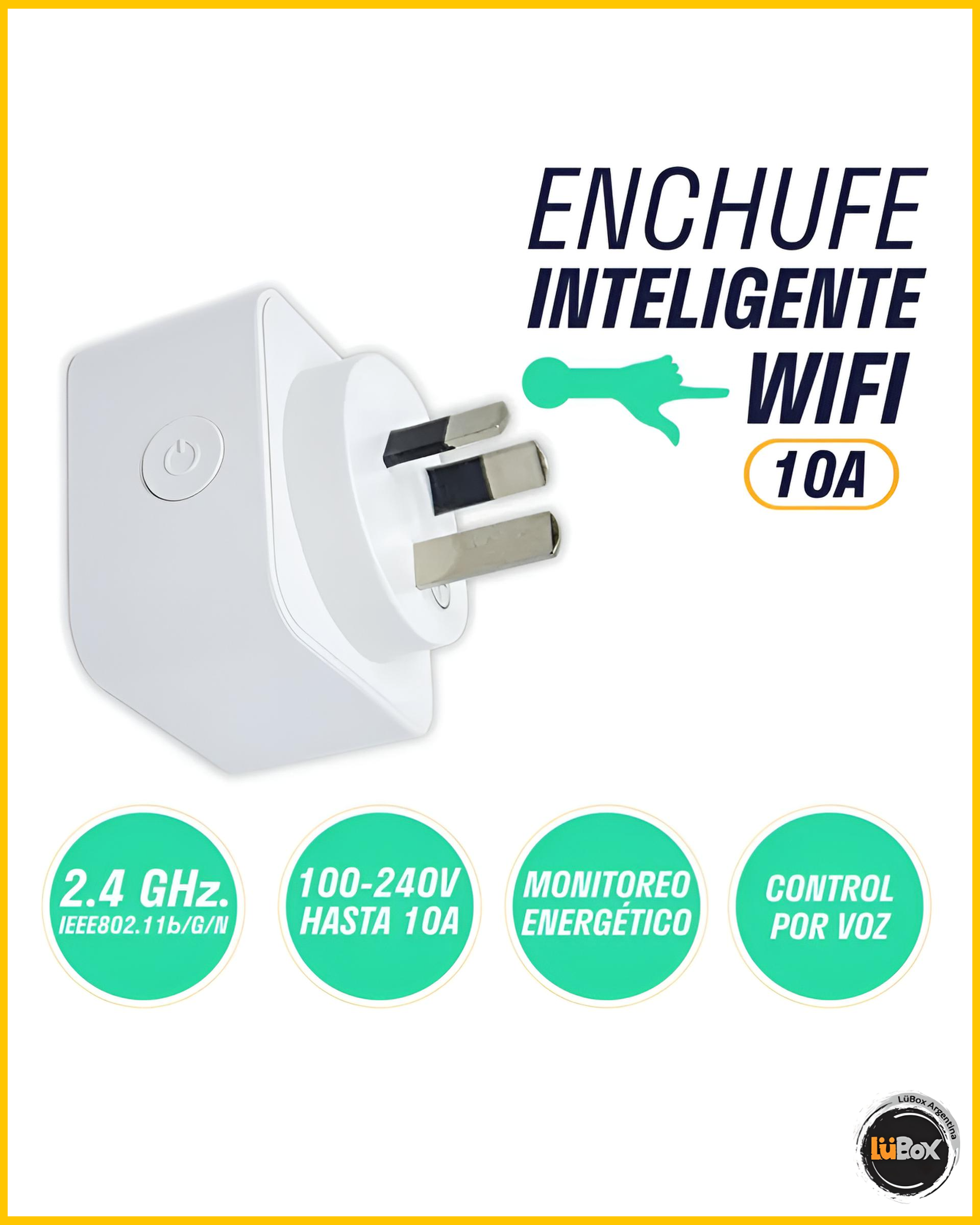 Toma Enchufe Inteligente Wifi Smart Timer Domotica 10a INOLUX | Lubox ...